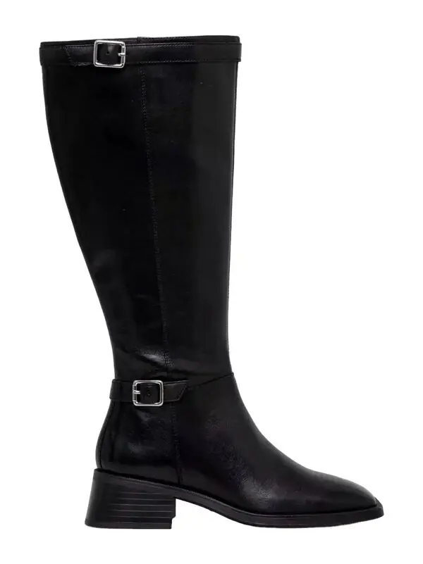 VAGABOND SHOEMAKERS Blanca Buckled Leather Boots - Black