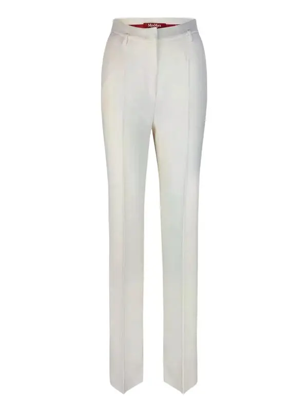 Max Mara Pleated-front Trousers - White