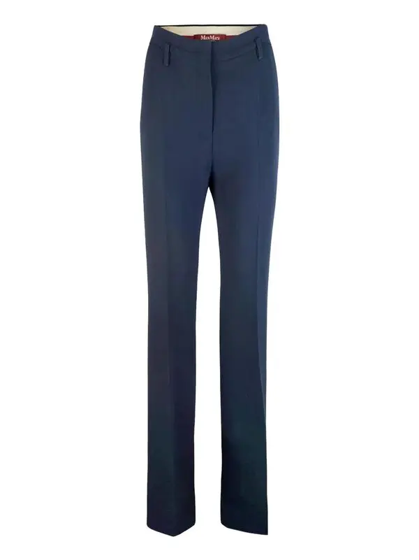 Max Mara Pleated Trousers - Blue
