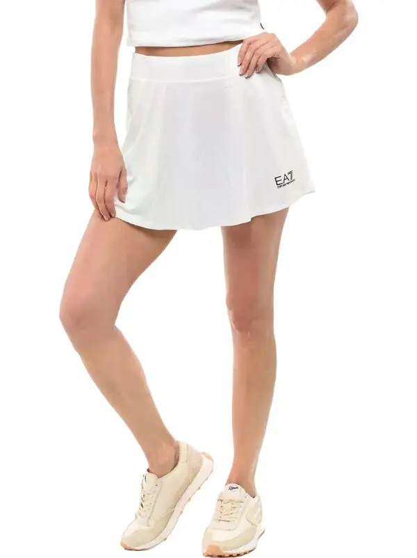 Giorgio Armani Ventus7 Tennis Mini Skirt - White