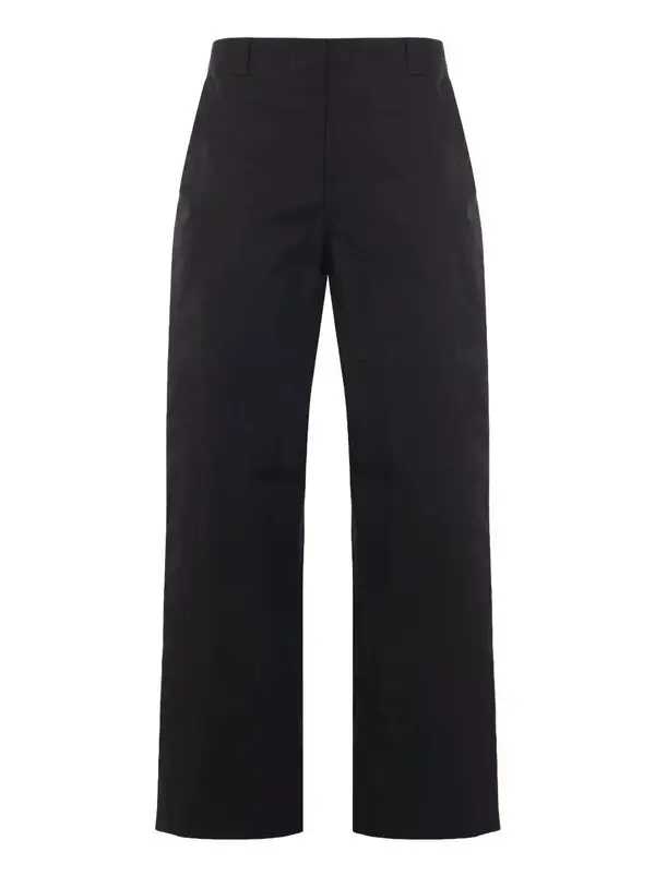 Gucci Button-fastening Twill Trousers - Black