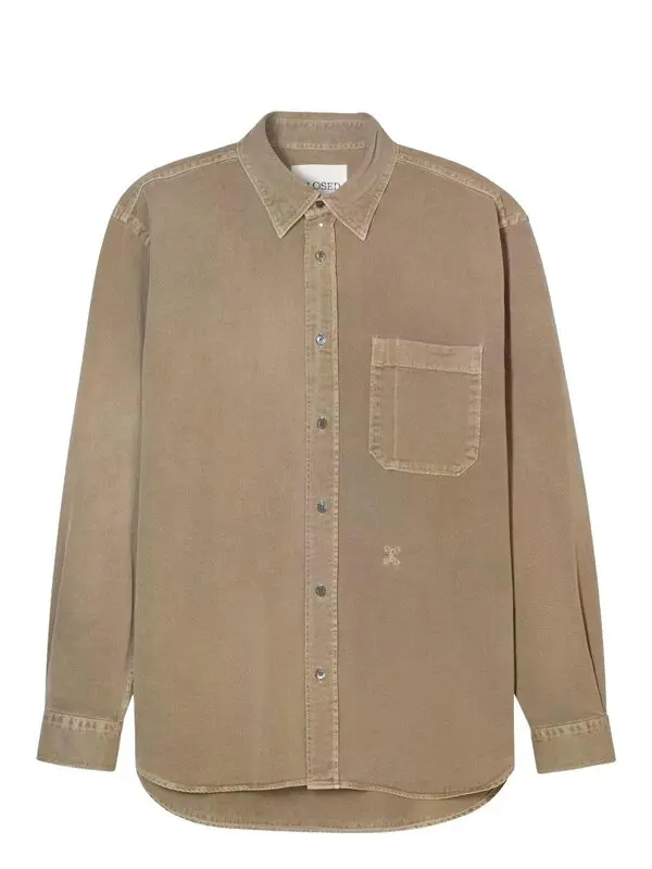 Closed Pocket Shirt - Brown