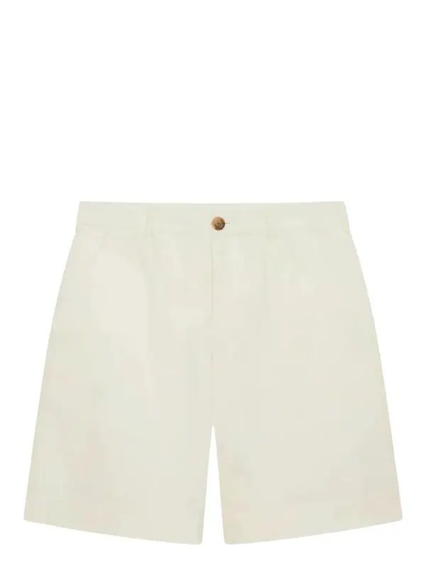 CHE Pleated Cotton Shorts - Neutrals