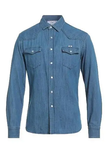 Maison Kitsuné Denim Shirt Size Cotton - Blue