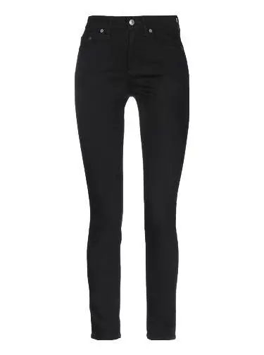 ACNE STUDIOS BLÅ KONST Tapered Jeans With Logo - Black