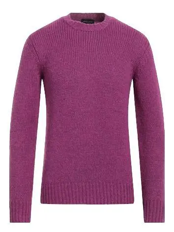 ROBERTO COLLINA Sweater In Baby Alpaca Wool Blend - Purple