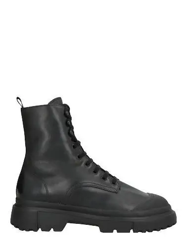 Hogan Leather Ankle Boots - Black