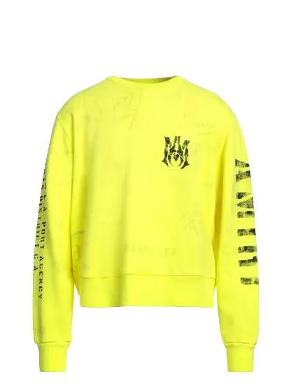 Amiri Sweatshirt In Cotton - Yellow