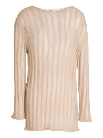 Alpha Studio Alpaca Wool Blend Sweater - Beige