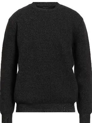 ROBERTO COLLINA Knitted Mélange Sweater - Black