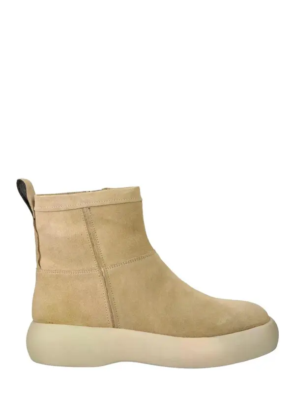 VAGABOND SHOEMAKERS Janick Zip-detail Platform Boots - Neutrals