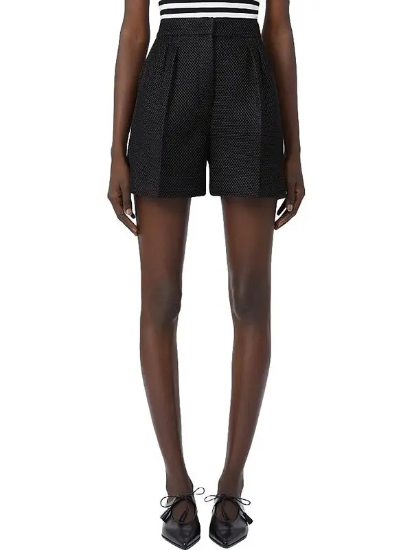 Max Mara Tailored Jersey Shorts - Black