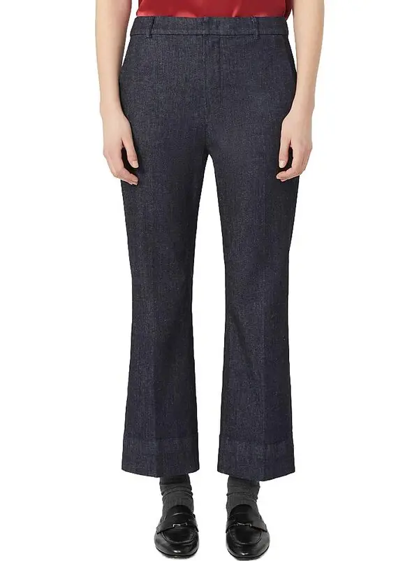 Max Mara Denim Flare Pants - Midnightbl