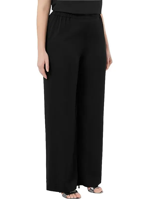 Marina Rinaldi Wide Leg Pants - Black