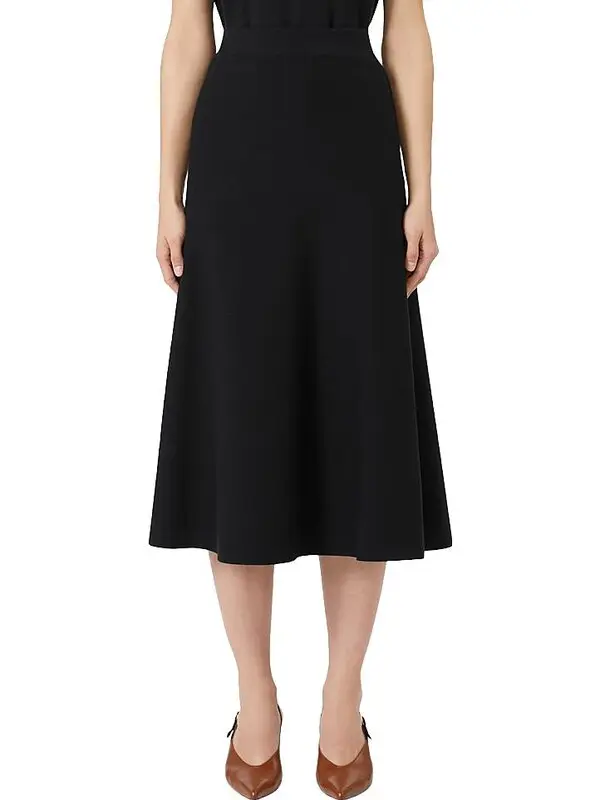 MAX MARA STUDIO Giusy Knitted Skirt - Navy