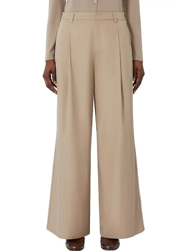 Max Mara Nora Wide-leg Pants - Turtledove