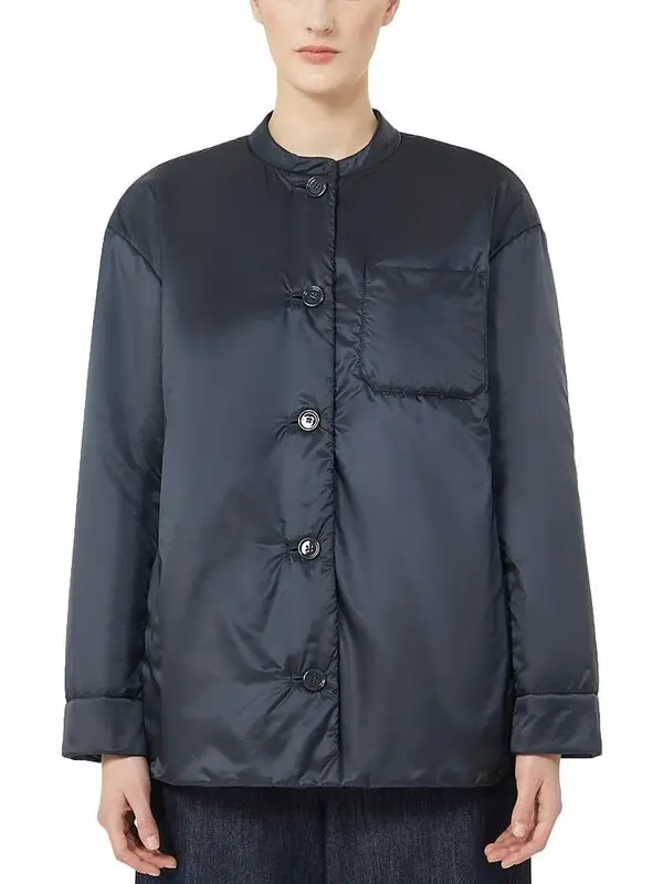 Max Mara Picasso Quilted Jacket - Midnightbl