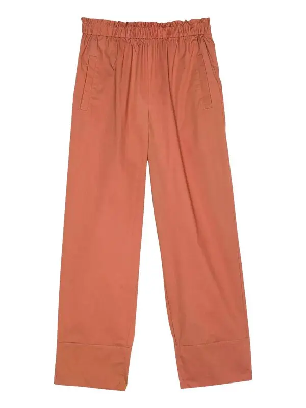 TWINSET Elasticated-waist Trousers - Brown