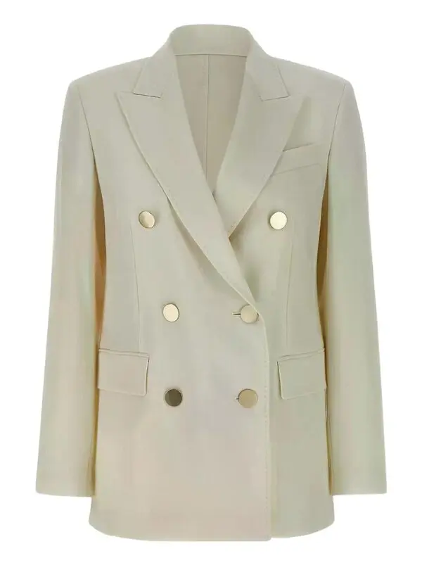 Max Mara Peaked-lapel Double-breasted Blazer - Neutrals