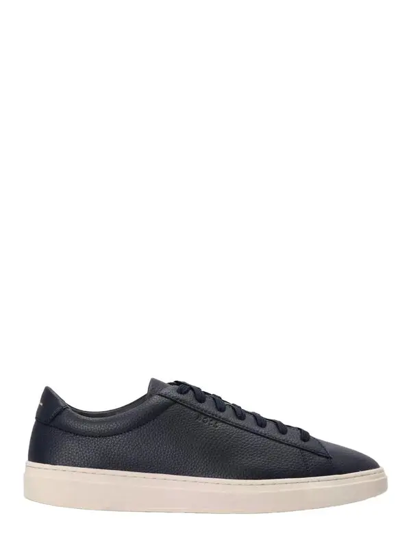BOSS Leather Lace-up Sneakers - Blue