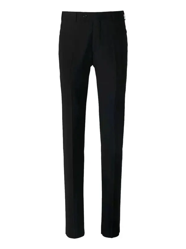 Scabal Wool Trousers - Black