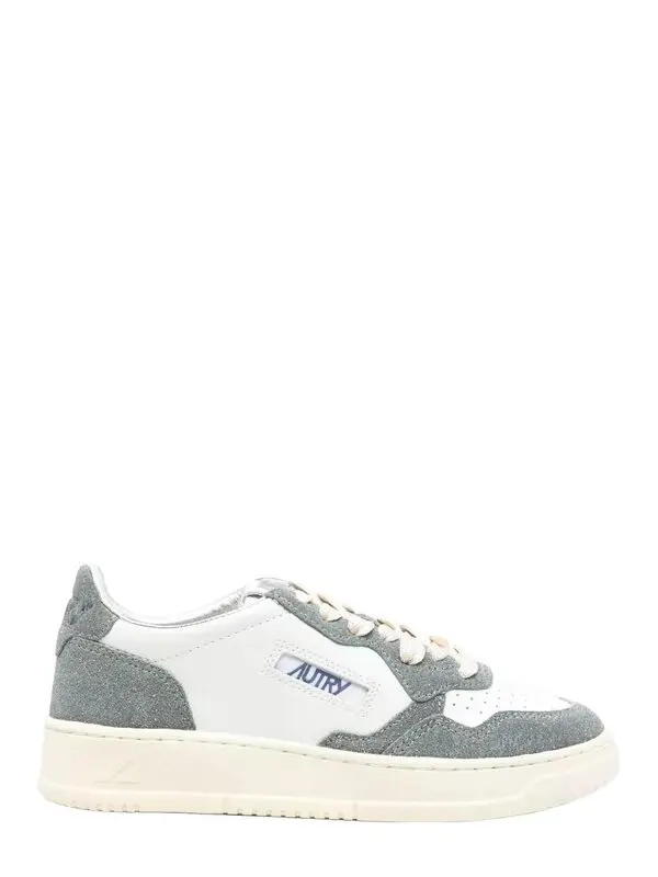 AUTRY Medalist Leather And Suede Sneakers - White