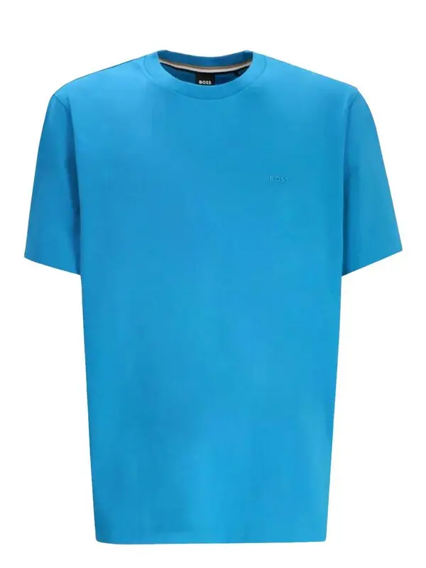 BOSS Crew-neck Short-sleeved T-shirt - Blue