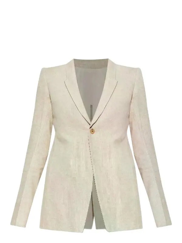 Rick Owens Corduroy Blazer - Neutrals