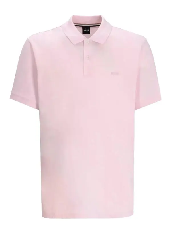 BOSS Piqué Polo Shirt - Pink
