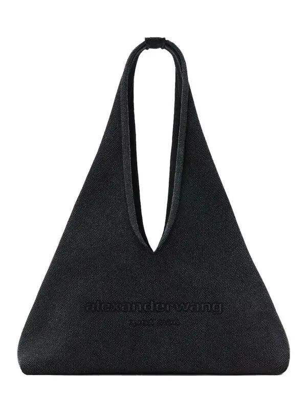Alexander Wang Triangular Logo-plaque Bag - Black