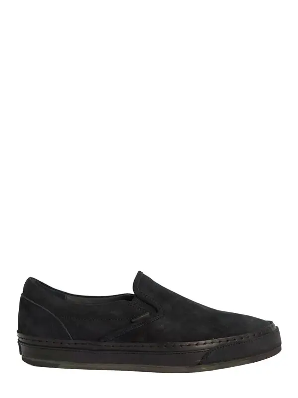 HENDER SCHEME Suede Slip-on Sneakers - Black