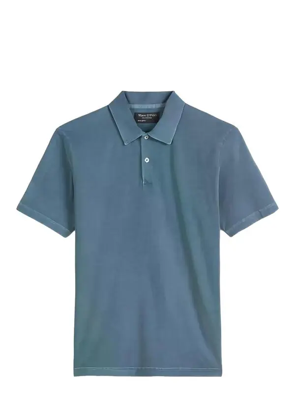 Marc O'polo Cotton Polo Shirt - Blue