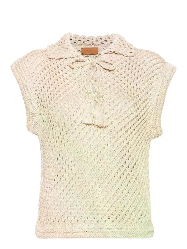 Alanui A Love Letter To India Top - Neutrals