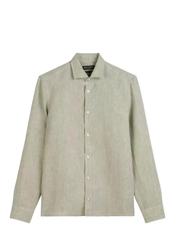 Marc O'polo Textured Button-up Shirt - Neutrals