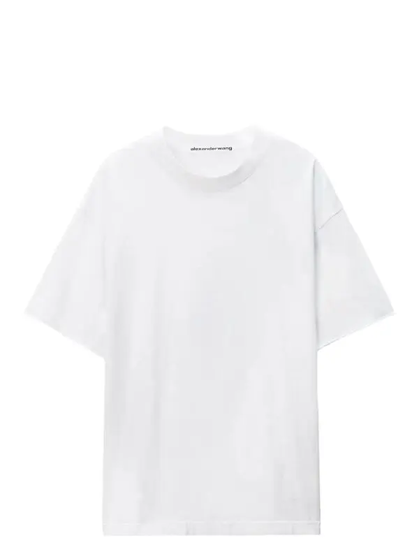 Alexander Wang Logo Cotton T-shirt - White
