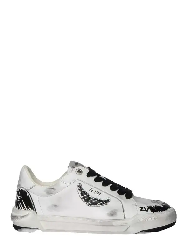 Zadig&Voltaire Fly Wings Sneakers - White