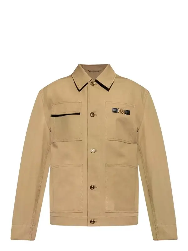 Versace Medusa Biggie Buttoned-up Jacket - Neutrals