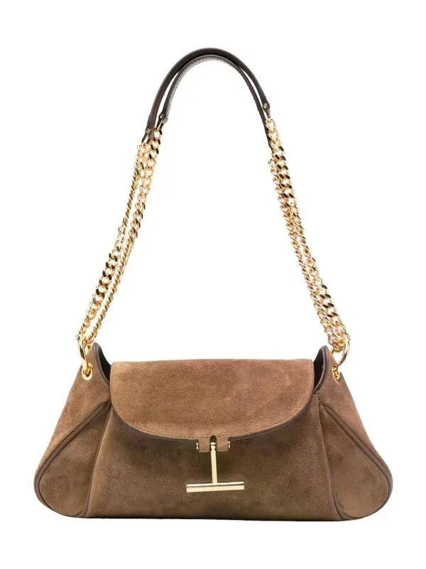 TOM FORD T-hardware Tote Bag - Brown