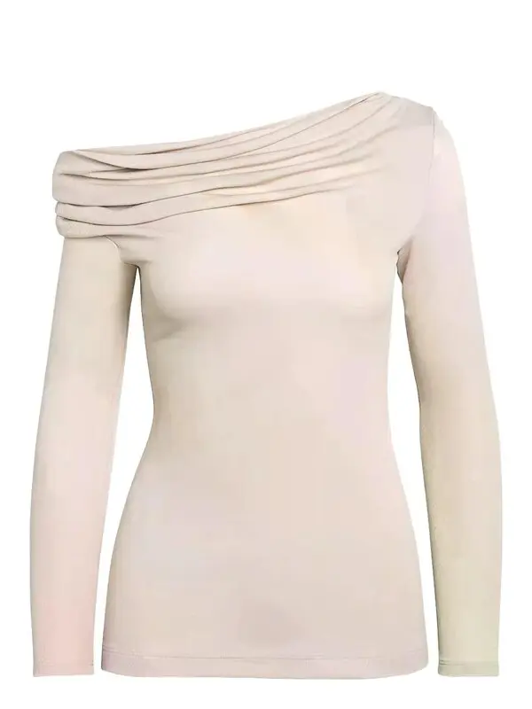 Givenchy Asymmetric Draped Top - Neutrals