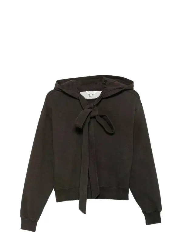 JW Anderson Tie-fastening Hoodie - Brown