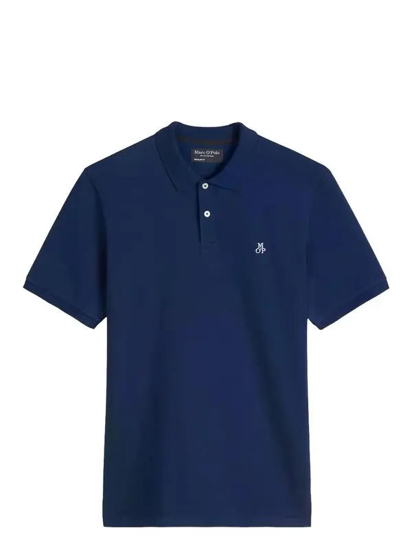 Marc O'polo Cotton Polo Shirt - Blue