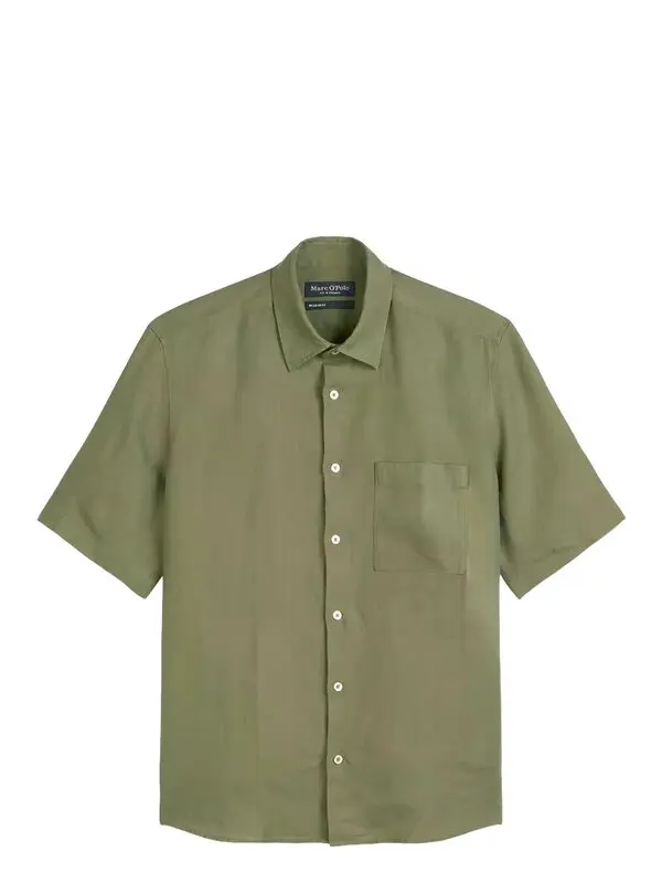 Marc O'polo Button-down Short-sleeves Shirt - Green