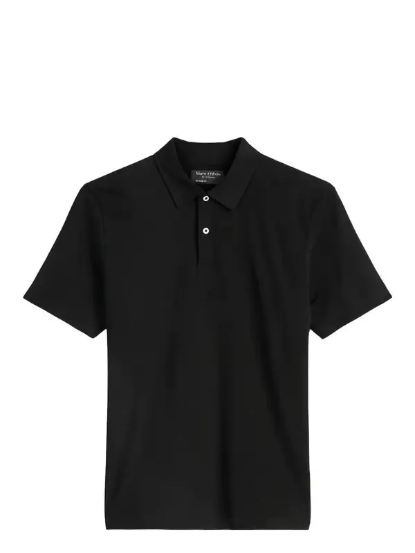 Marc O'polo Cotton Polo Shirt - Black