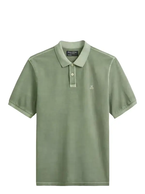 Marc O'polo Cotton Polo Shirt - Green