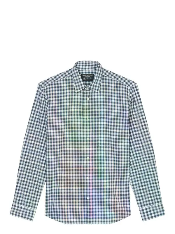 Marc O'polo Check-pattern Button-up Shirt - Blue