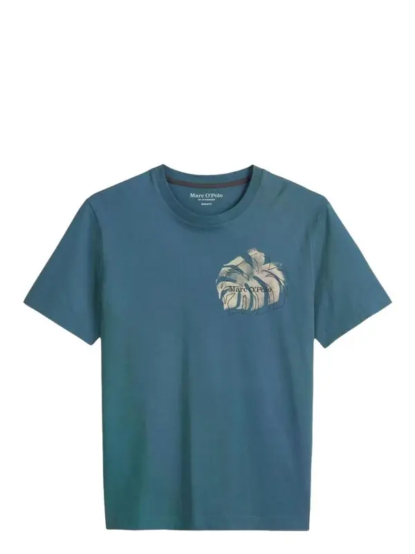 Marc O'polo Leaf-print T-shirt - Blue