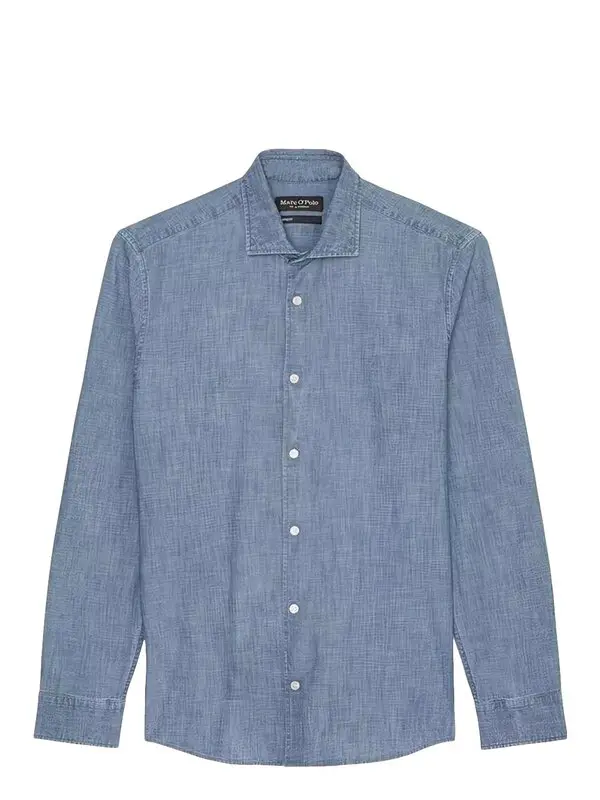 Marc O'polo Button-up Chambray Shirt - Blue