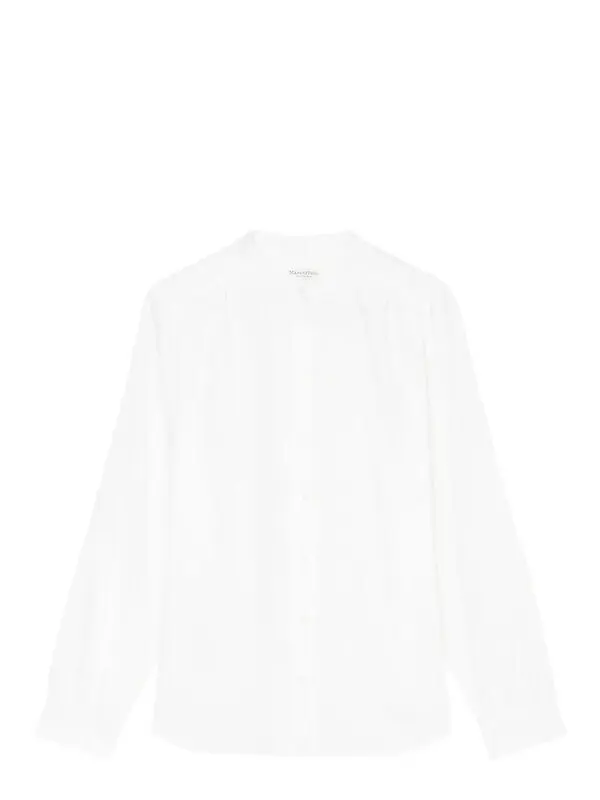 Marc O'polo High-neck Button-up Shirt - White