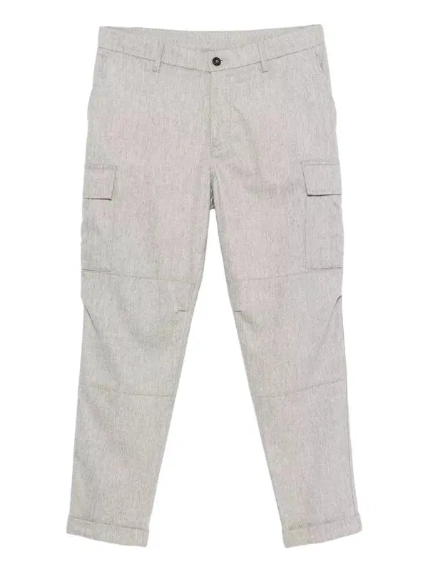 Eleventy Cargo-pockets Trousers - Grey