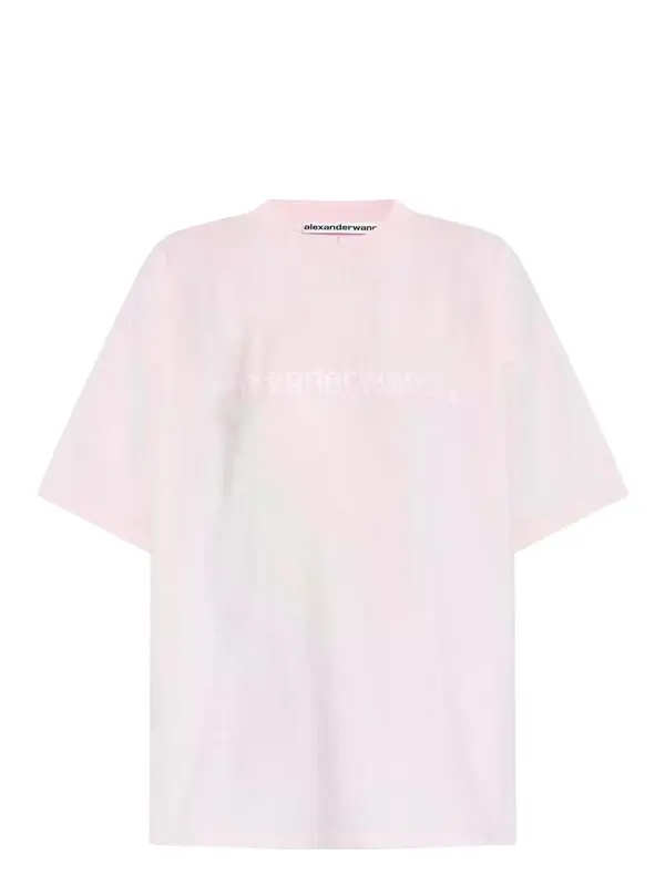 Alexander Wang Logo-print T-shirt - Pink